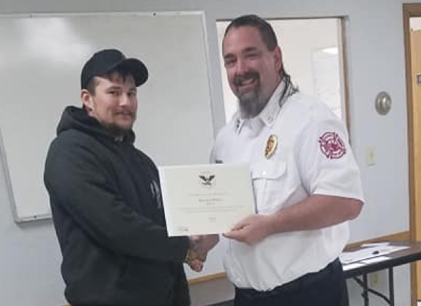 Fire Departments Recognize Volunteers – The Media
