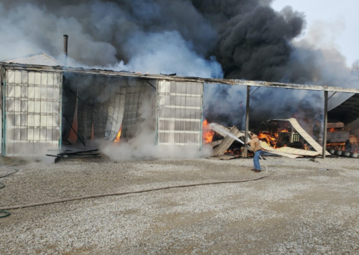 Machine Shed Fire in Rural Clark County – The Media